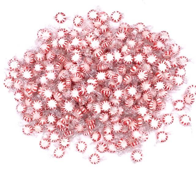 Starlight Peppermint Mints - 3 Pound Bulk Pack of Individually Wrapped ...