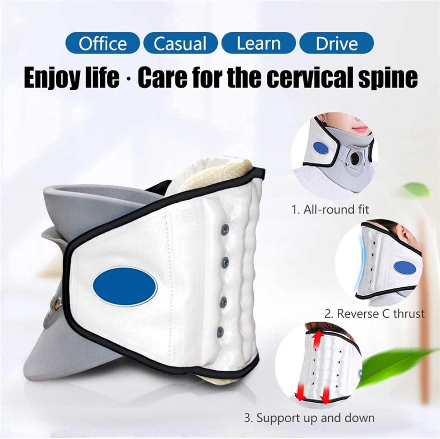 Adjustable Inflatable Cervical Vertebrae Traction Collar for Home Use ...