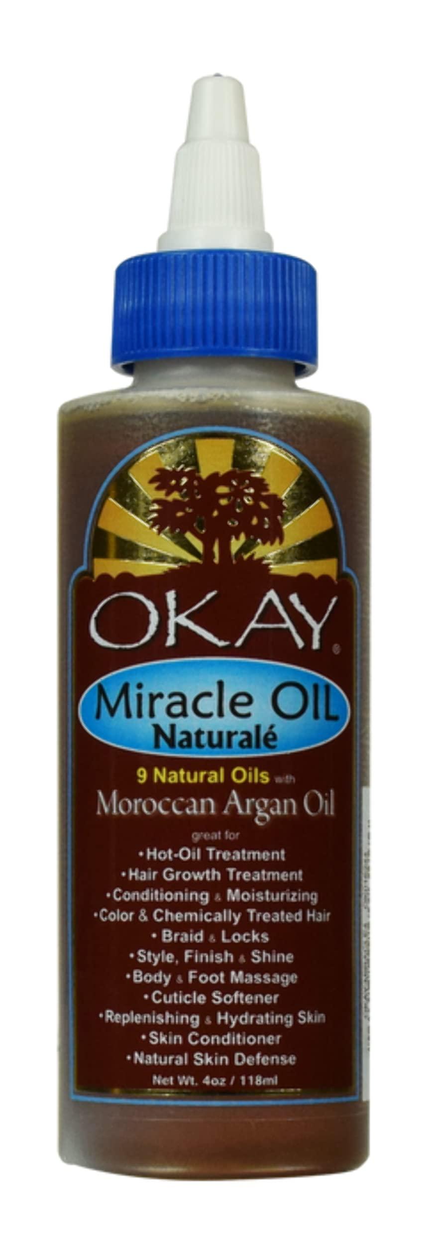 OKAY Miracle Oil Naturale 4oz / 118ml - Natural Skincare Essential ...