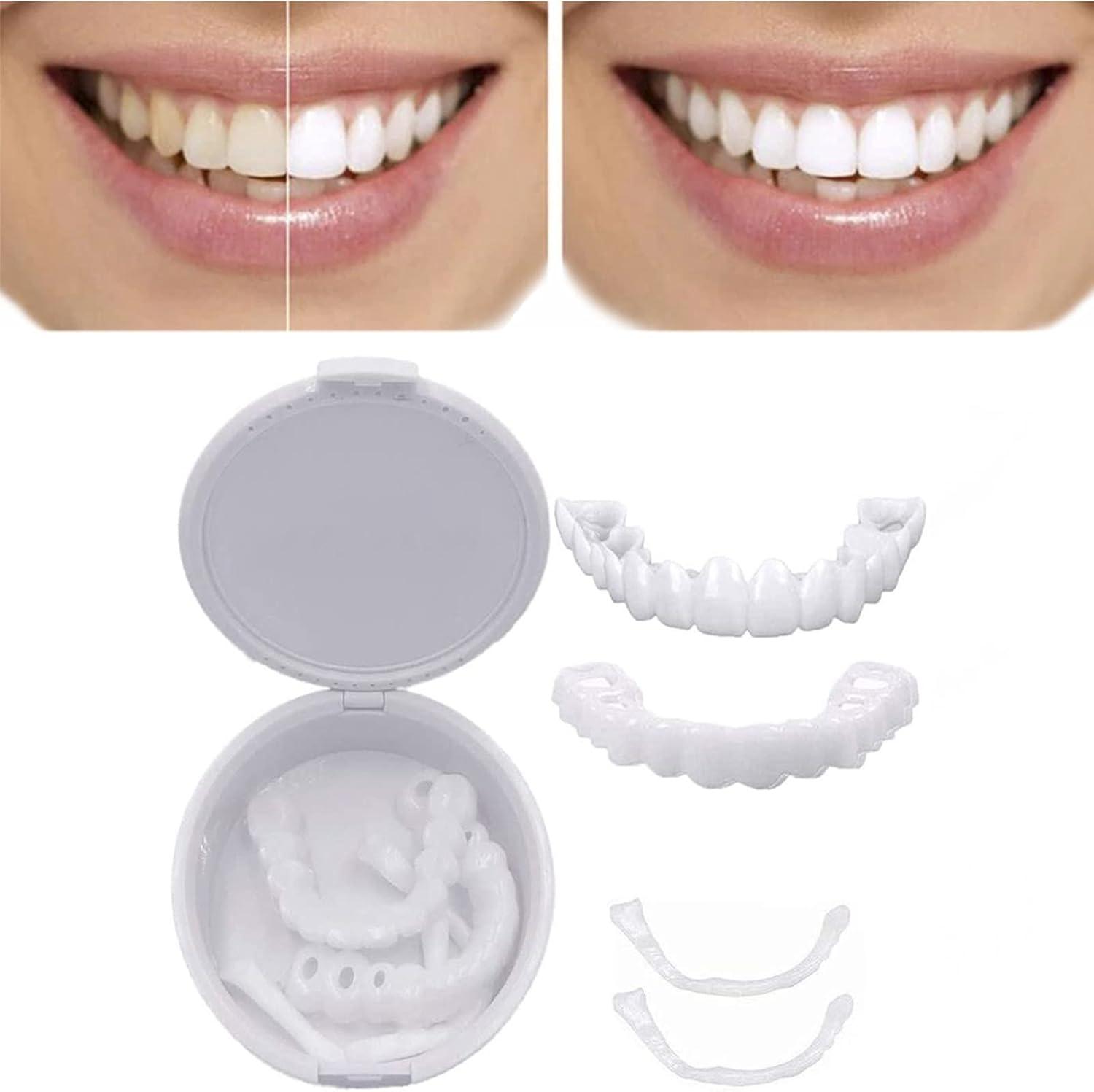 TiStik Instant Veneer Cosmetic Teeth | Temporary False Teeth for Men ...