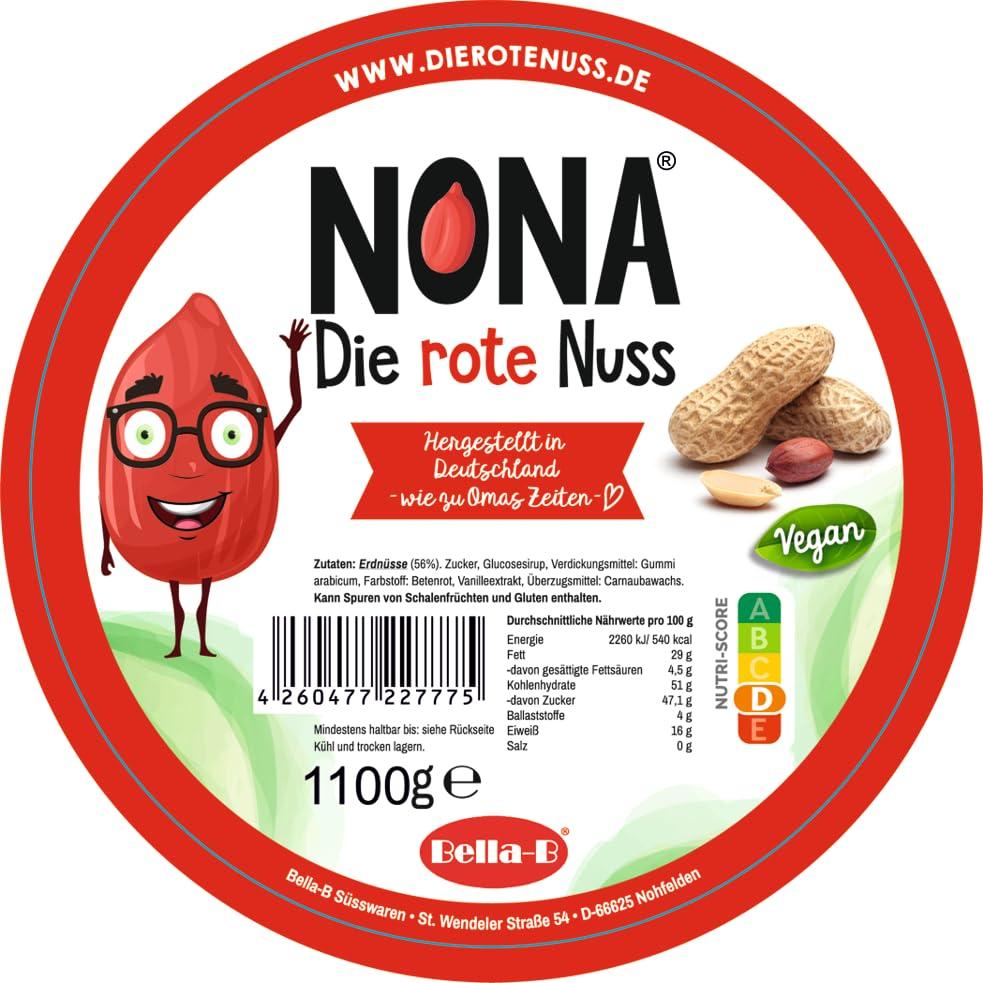Nona Red Nuts - 1100g Roasted Peanuts in Mason Jar | Sweet Red Sugar ...