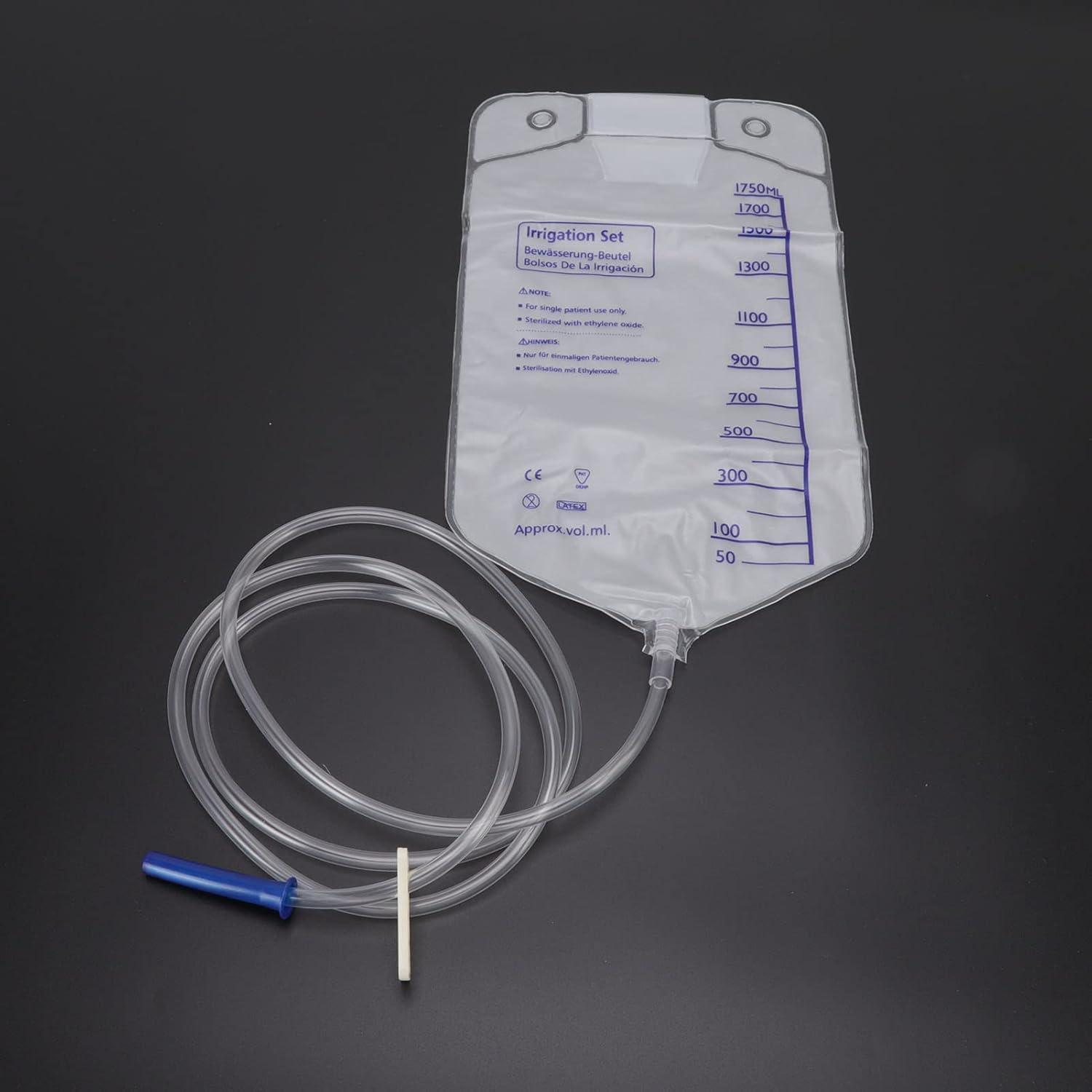 Buy Mrisata Inlet Bag - 1750ml One-Way Enema Set for At-Home Intestinal ...