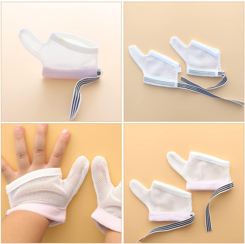 Healifty Thumb Brace Thumb Brace Kids Tools Baby Hand Mittens 2 Pairs ...