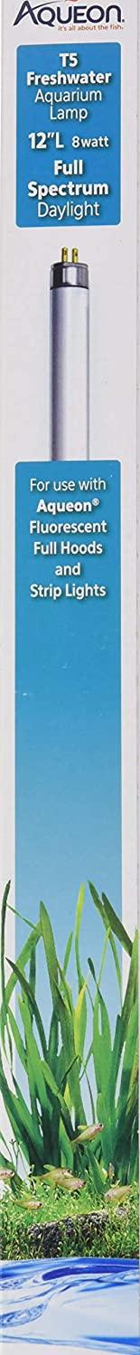 Aqueon Full Spectrum Daylight T5 Fluorescent Bulb - 8 Watts | Black ...
