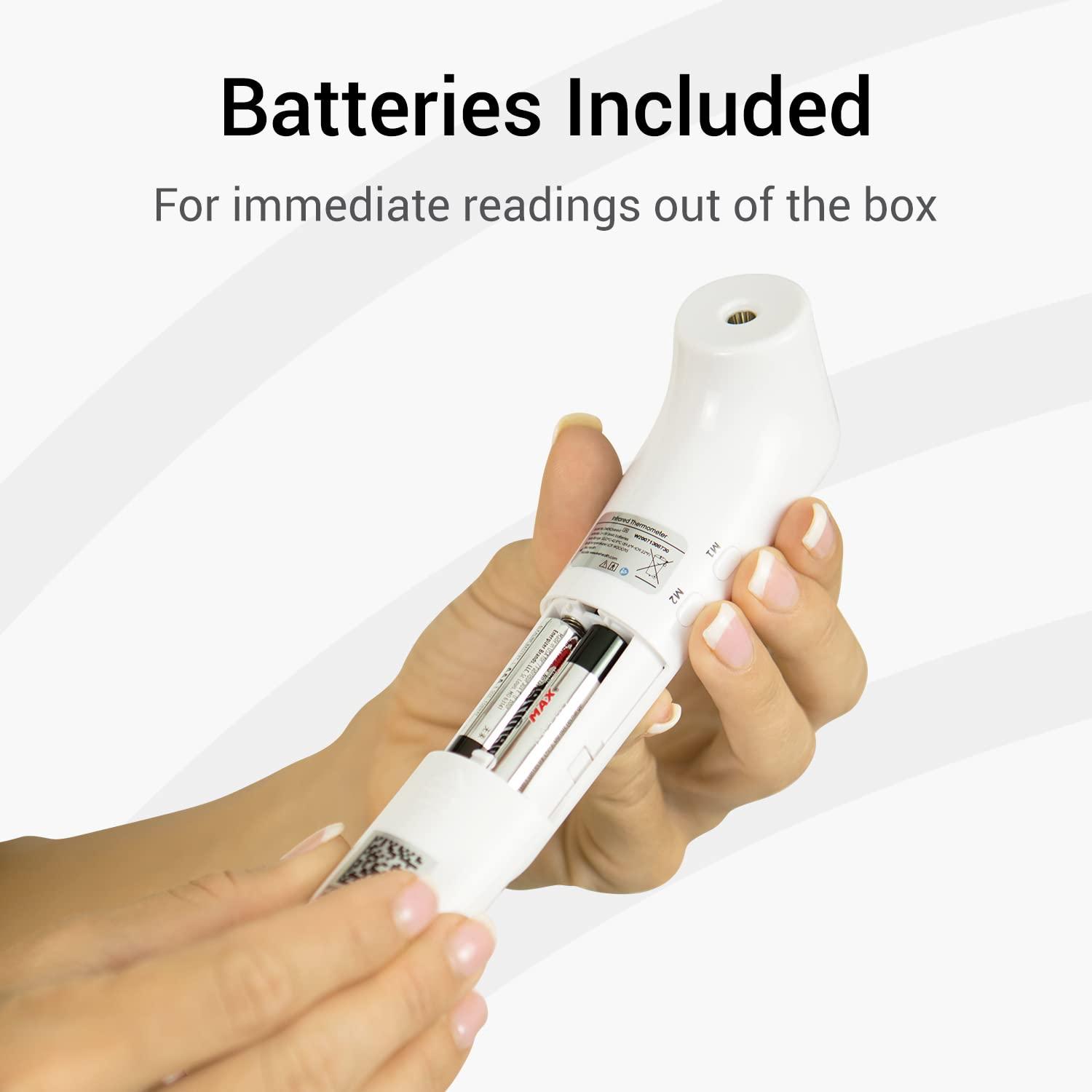 Vive Forehead Thermometer - Touchless Infrared Temporal No Touch ...