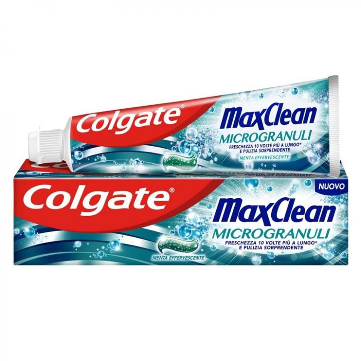 Colgate Max Clean Microgranulate Toothpaste - Long-lasting Freshness ...