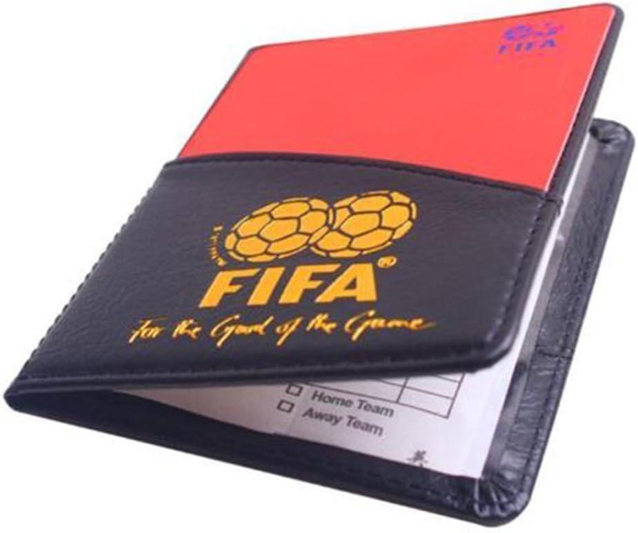 MiaoDuo Sport Soccer Referee Wallet Notebook with Red and Yellow Cards ...