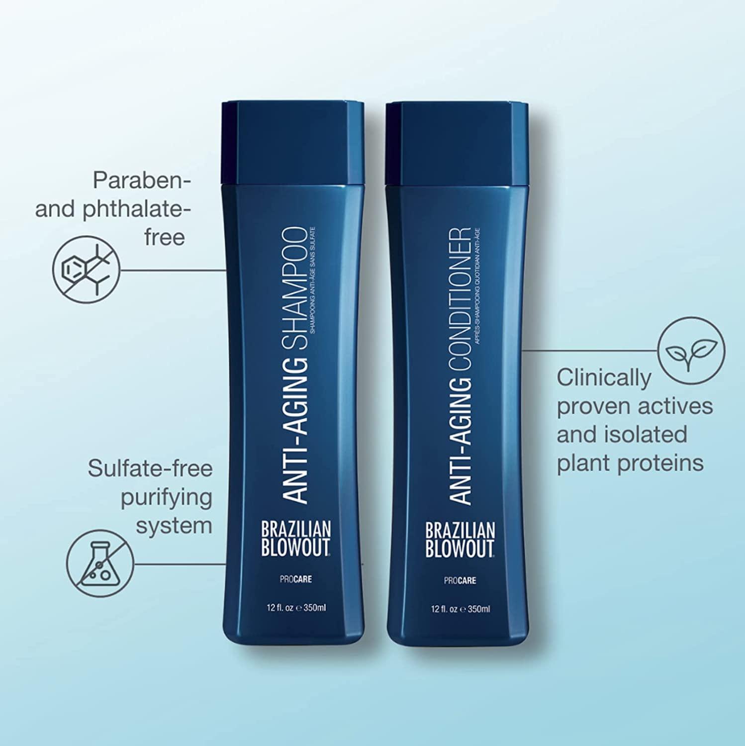 Brazilian Blowout Anti Aging Shampoo & Conditioner Duo - 2 Pack