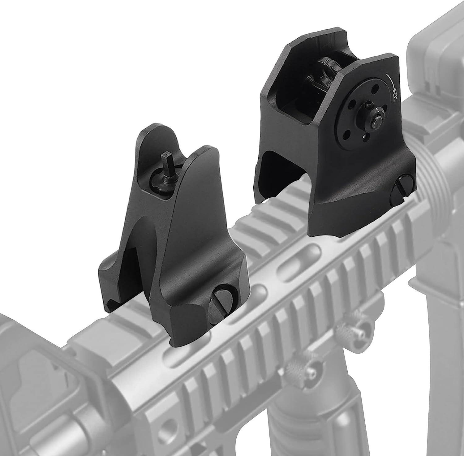 Peq Box PEQ-15 Front Fixed Folding Iron Sights With Adjustment Tool ...