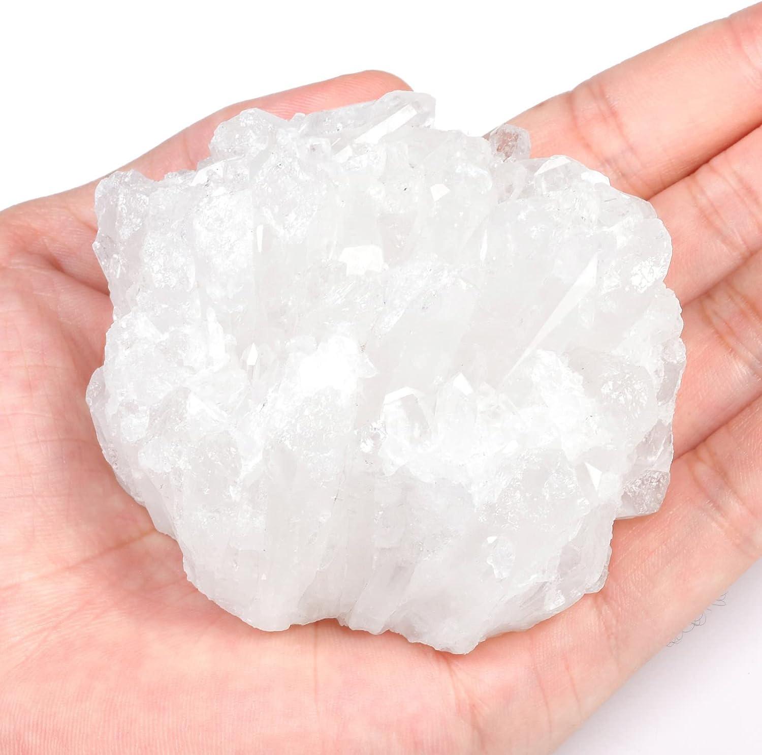 Buy Nupuyai Natural Mountain Crystal Druse Rodstein - Irregular Reiki ...