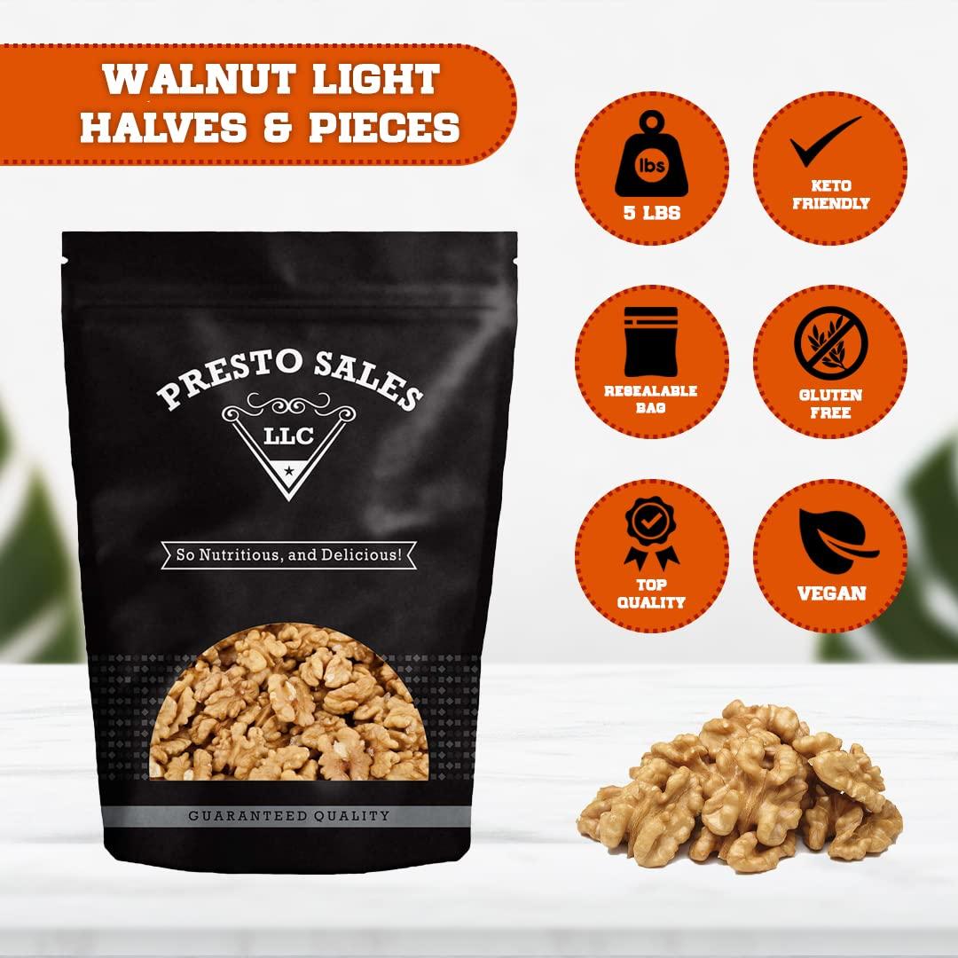 Fresh Walnuts Halves & Pieces | Raw, Low-Carb, High-Protein Snack ...