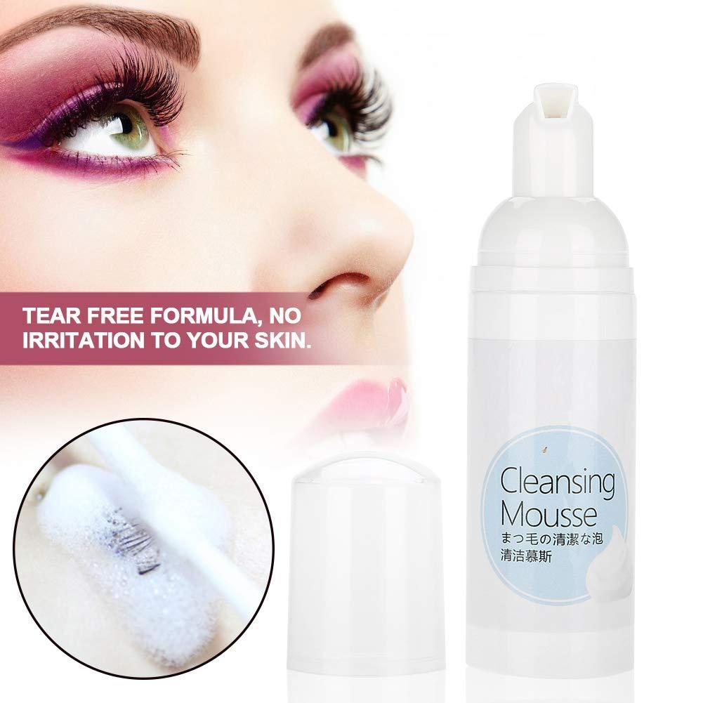 Strawberry Foam Cleaner for Eyelashes - Soft & Powerful 60ml Shampoo ...