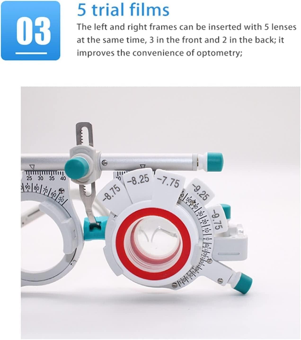 Buy Gehpyyds Universal Optical Trial Frame - Adjustable Lens PD 48-80mm ...