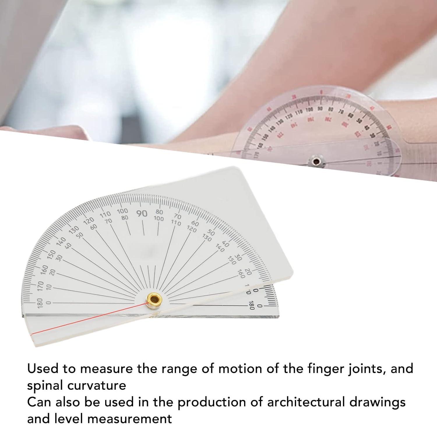 KAKAKE Fingers Goniometer Transparent Finger Joint Goniometer Clear ...