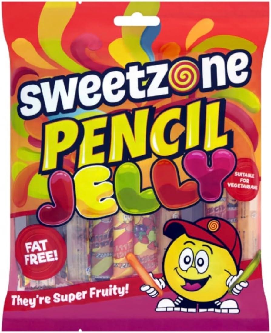 Jellyman Fruity Jellies & Fruit Jelly Straw Sticks. 25 pieces of Tik ...