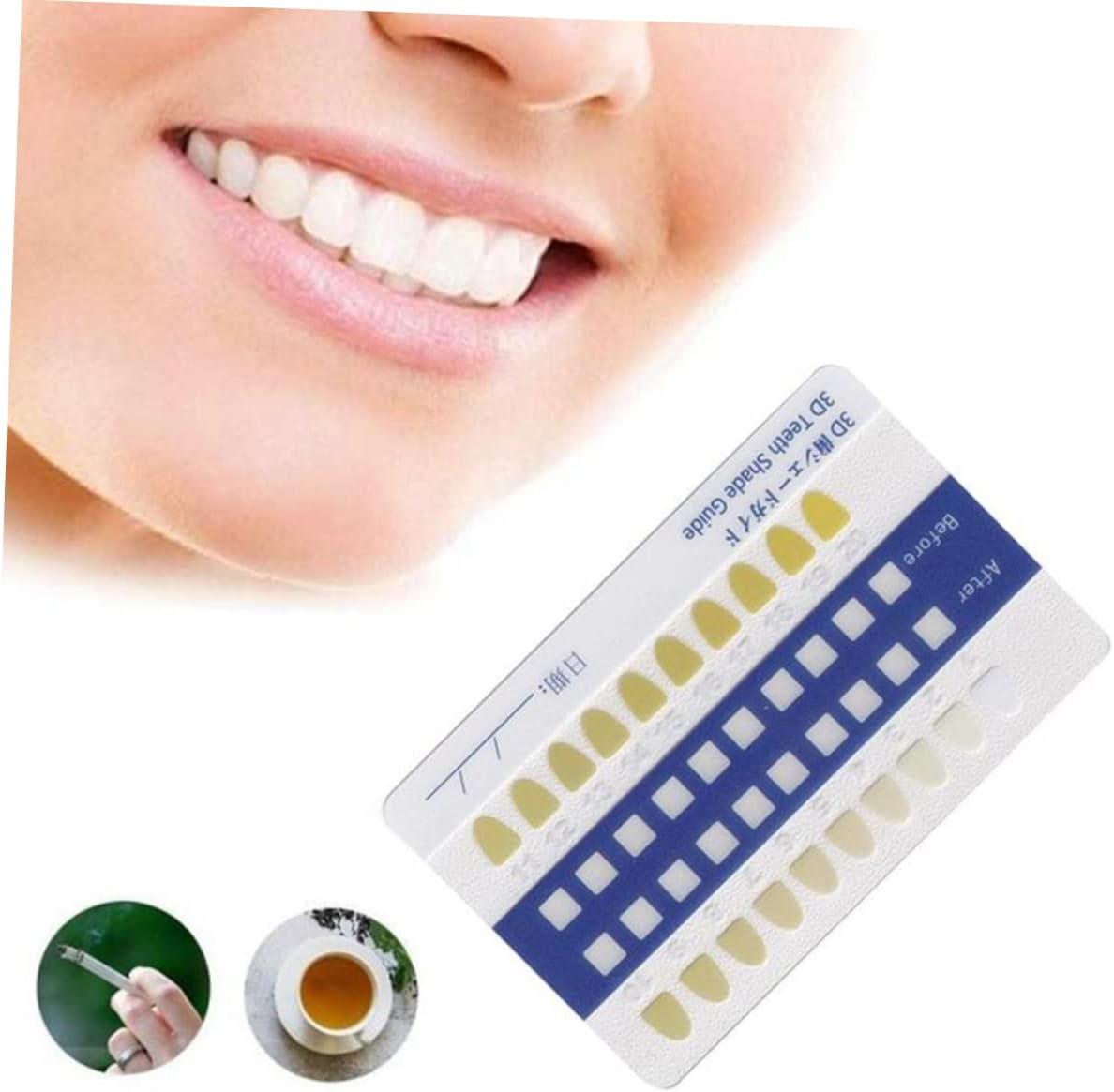 teeth colour scale chart