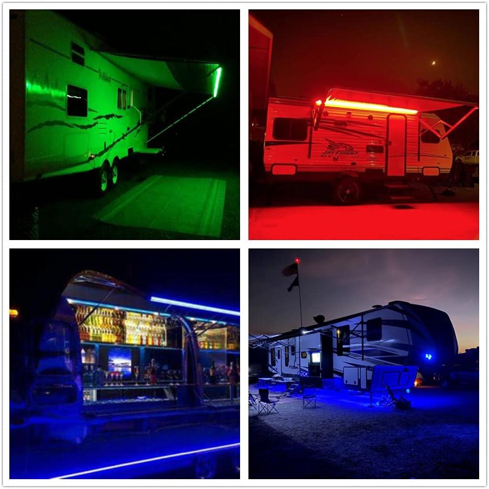 Vbakor Smart Bluetooth RGB LED Boat Light Kit - 32.8FT Interior ...