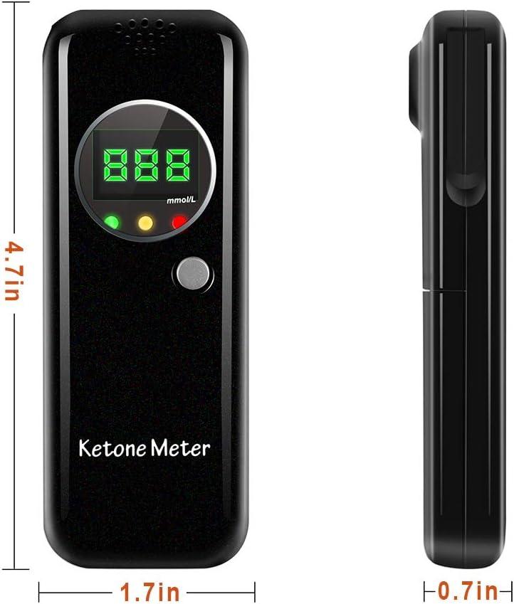 Ketone Breath Analyzer | Ketone Meter with 3 LED Indications for ...