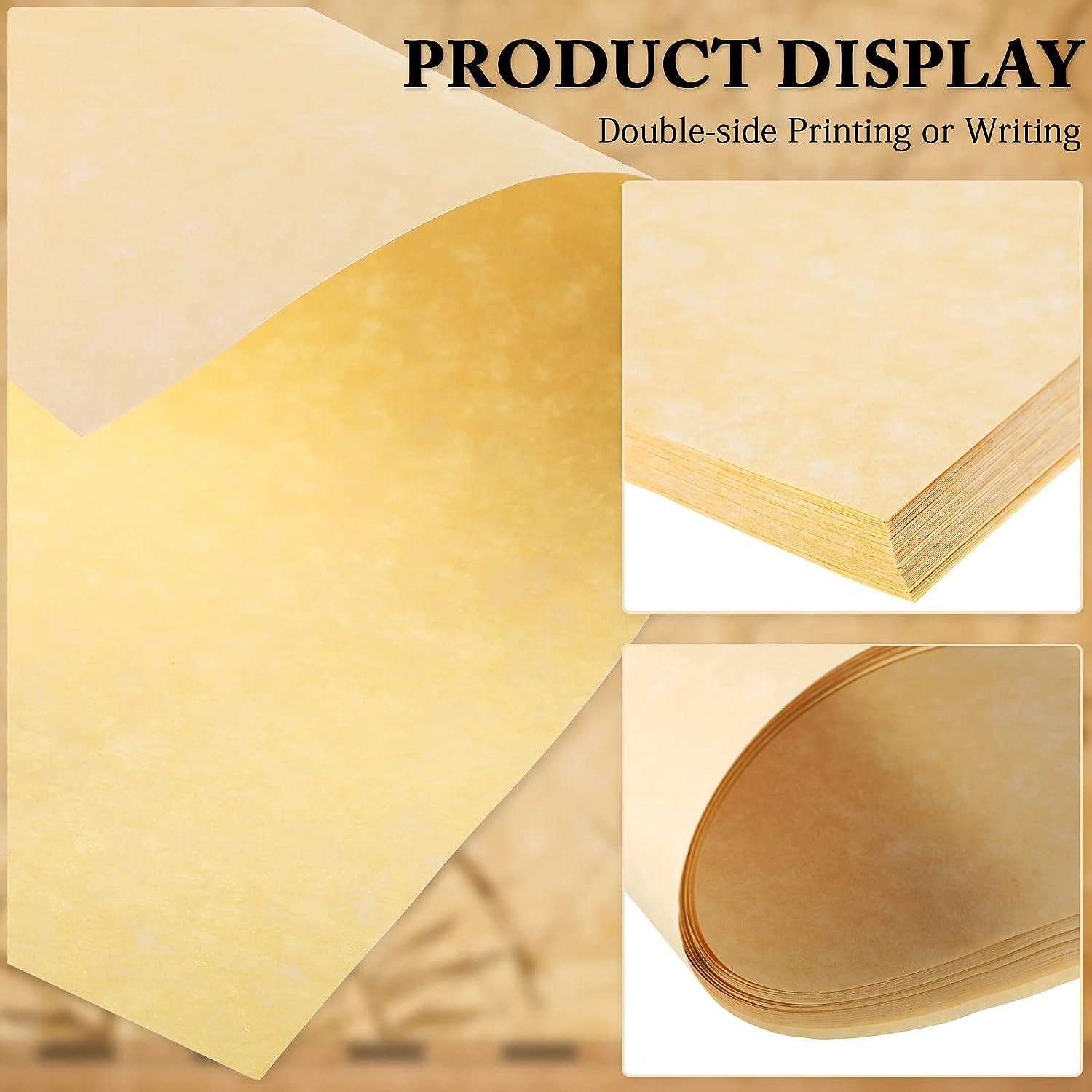 200 Sheets Old Age Parchment Paper 8.5 x 11 Inch Standard Letter ...