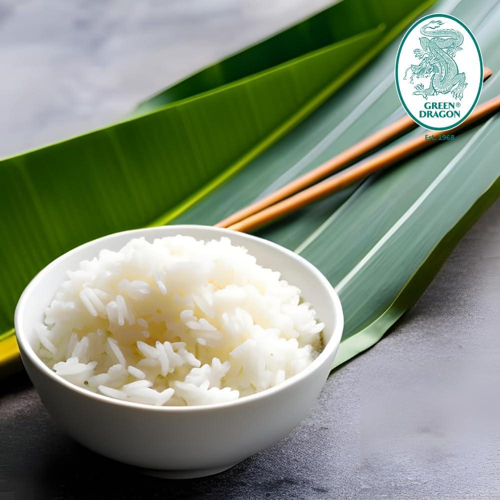 Green Dragon Thai Fragrant Jasmine Rice 2KG - AAA Premium White Rice ...