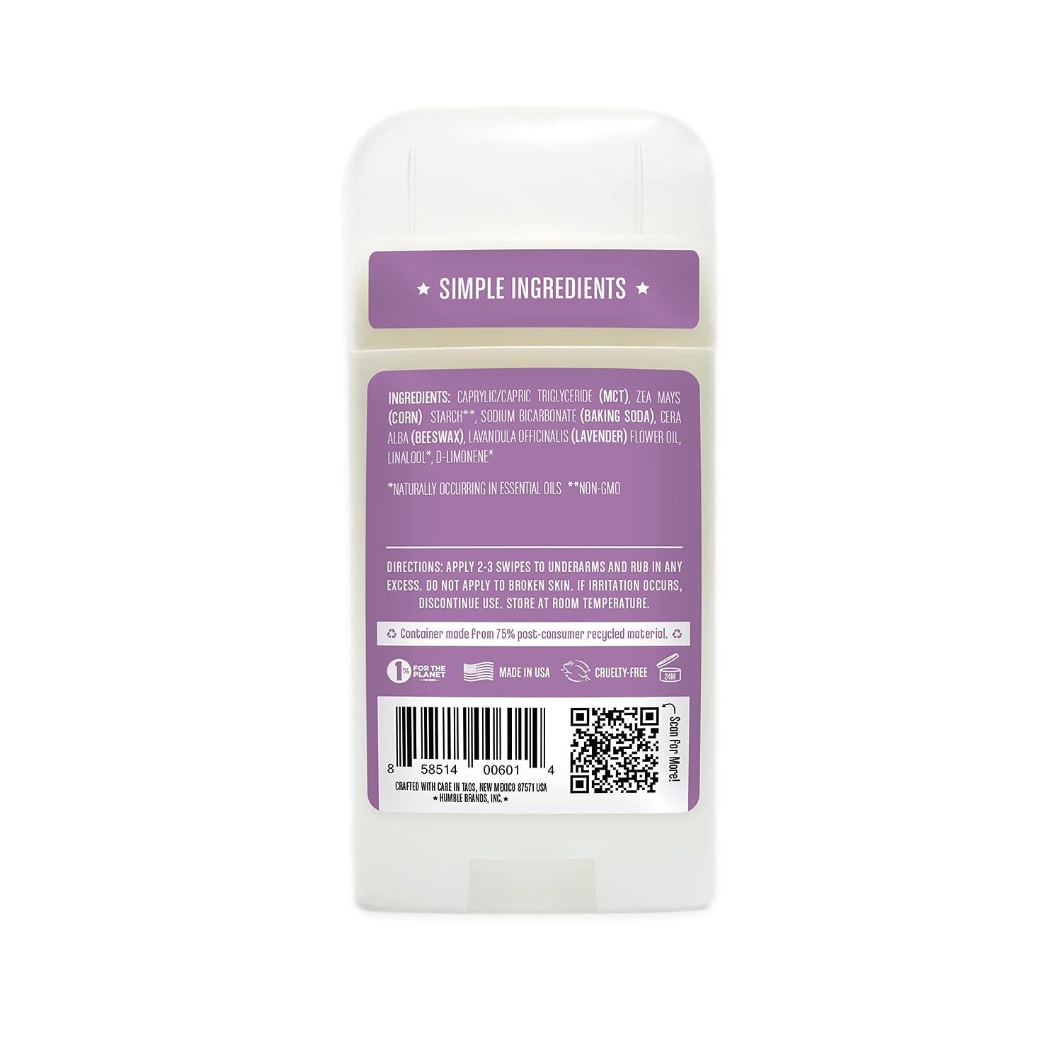 Humble Brands All Natural Aluminum Free Deodorant Stick - Mountain ...