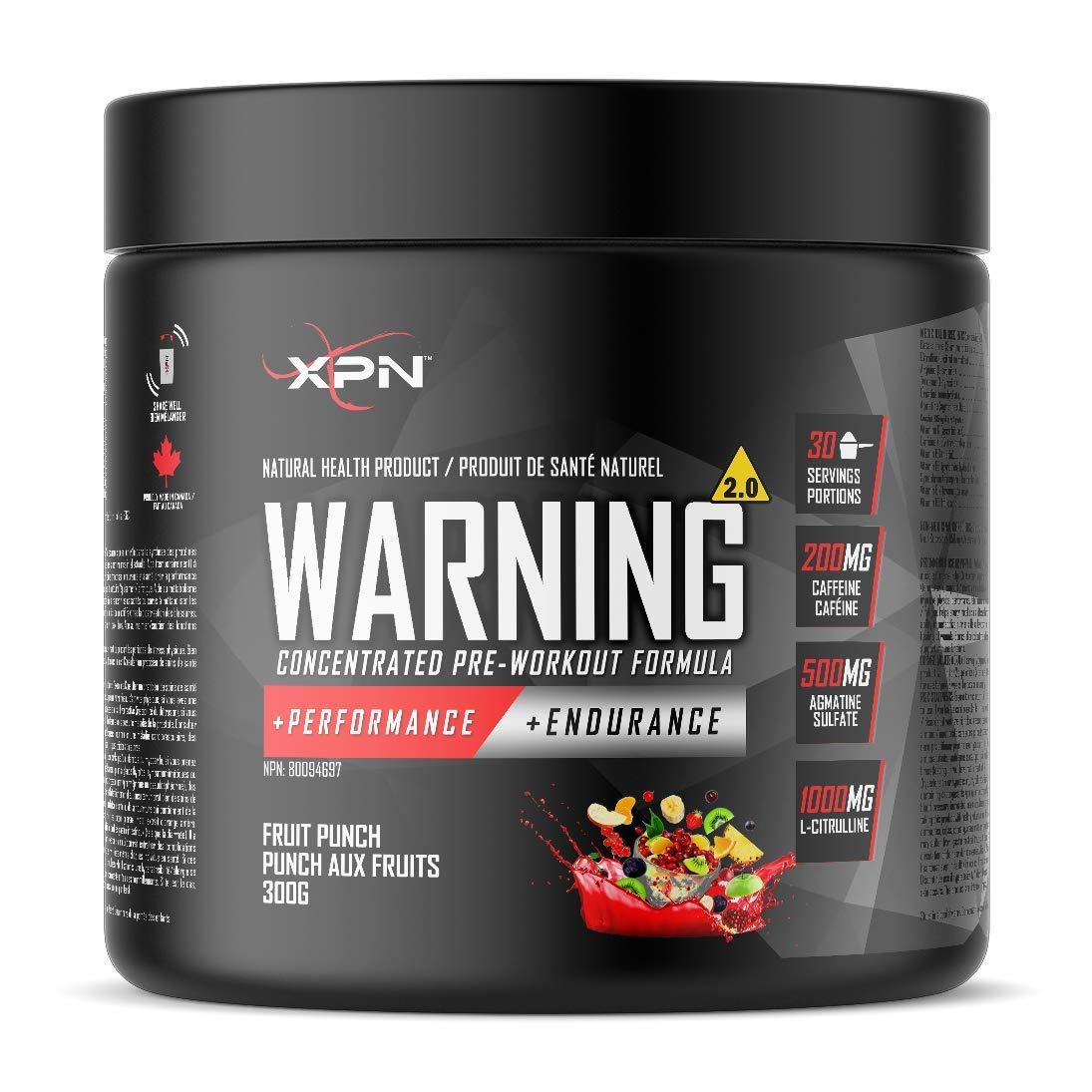 WARNING | XPN | ULTIMATE PRE-WORKOUT MATRIX | 30 SERVINGS | ENERGY ...