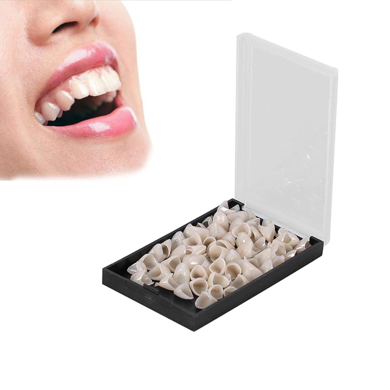 50pcs Temporary Dental Crowns - Realistic Porcelain Teeth for Front ...