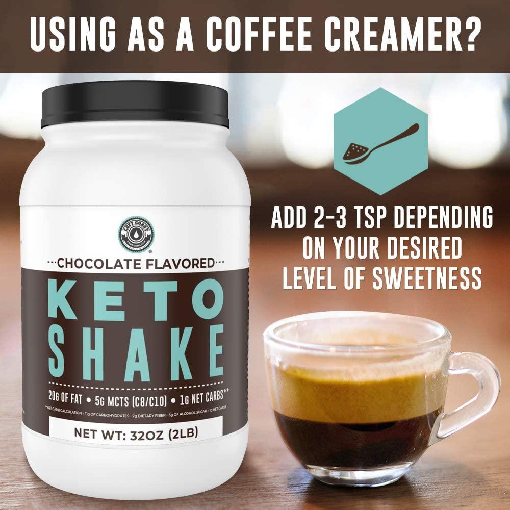 Keto Chocolate Meal Replacement Shake 2lbs - Low Carb Protein Mix with ...