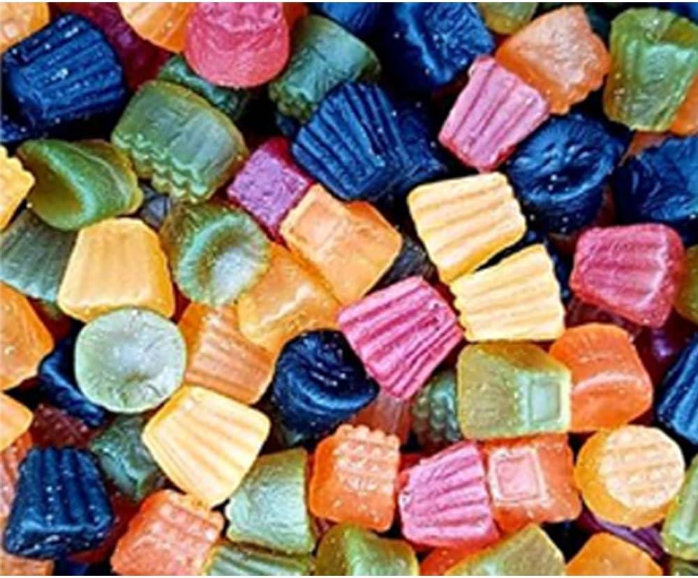 12 x Maynardds Bassetts Mini Gems Sweets Bag 1.25 PMP 130g (Full Box ...