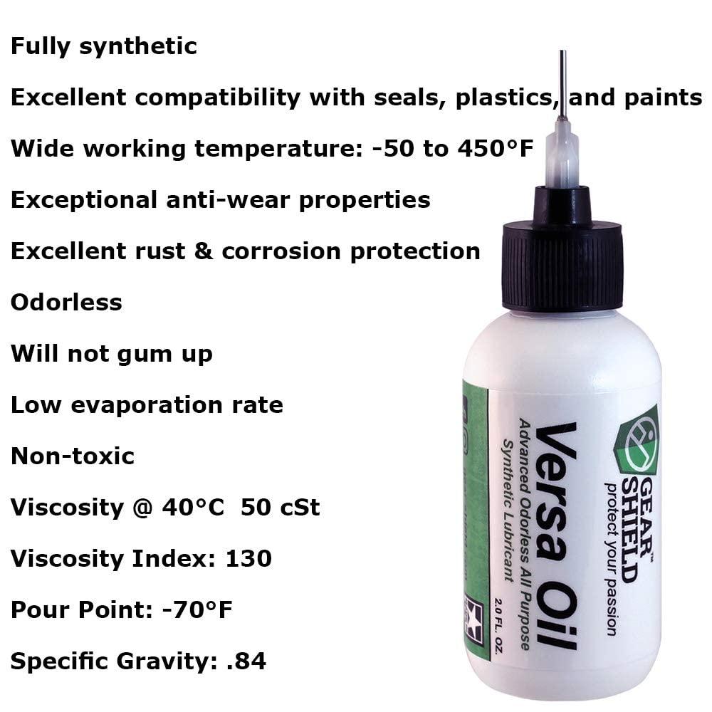 Gear Shield Versa Oil Advanced Odorless All Purpose Synthetic Lubricant ...