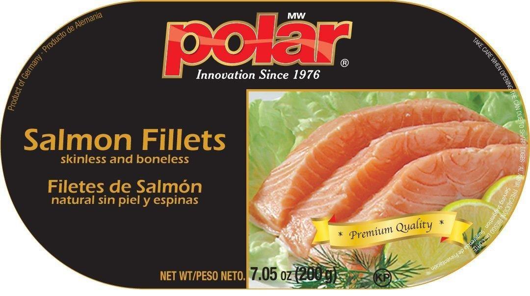 MW Polar Salmon Fillet 7.05oz - Wild-Caught, Skinless & Boneless - 1 ...
