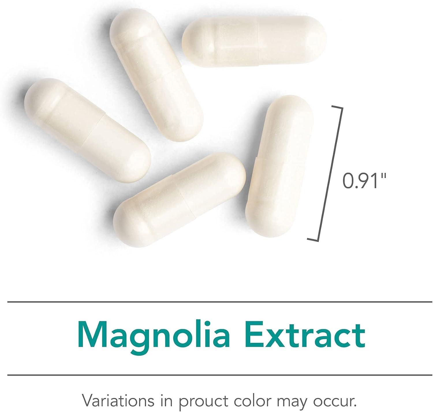 Nutricology Magnolia Extract - 120 Vegetarian Capsules | Stress & Sleep ...