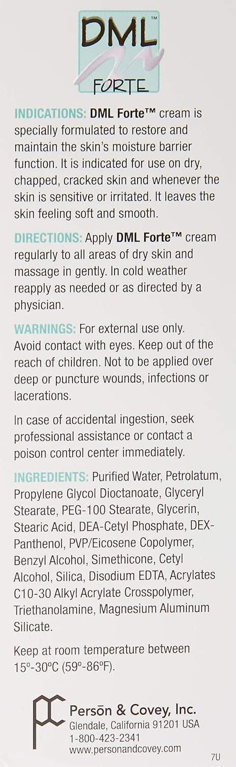 DML Forte Cream 4 Oz - Pack of 2 | Hydrating Skin Moisturizer | Buy Now ...