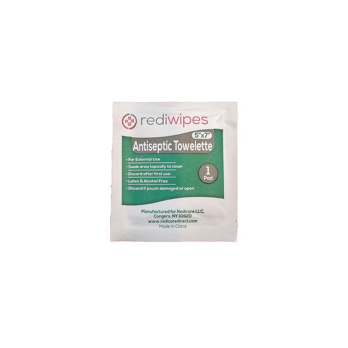 25 Large BZK Antiseptic Wipes | Individually Packaged Towelettes with ...