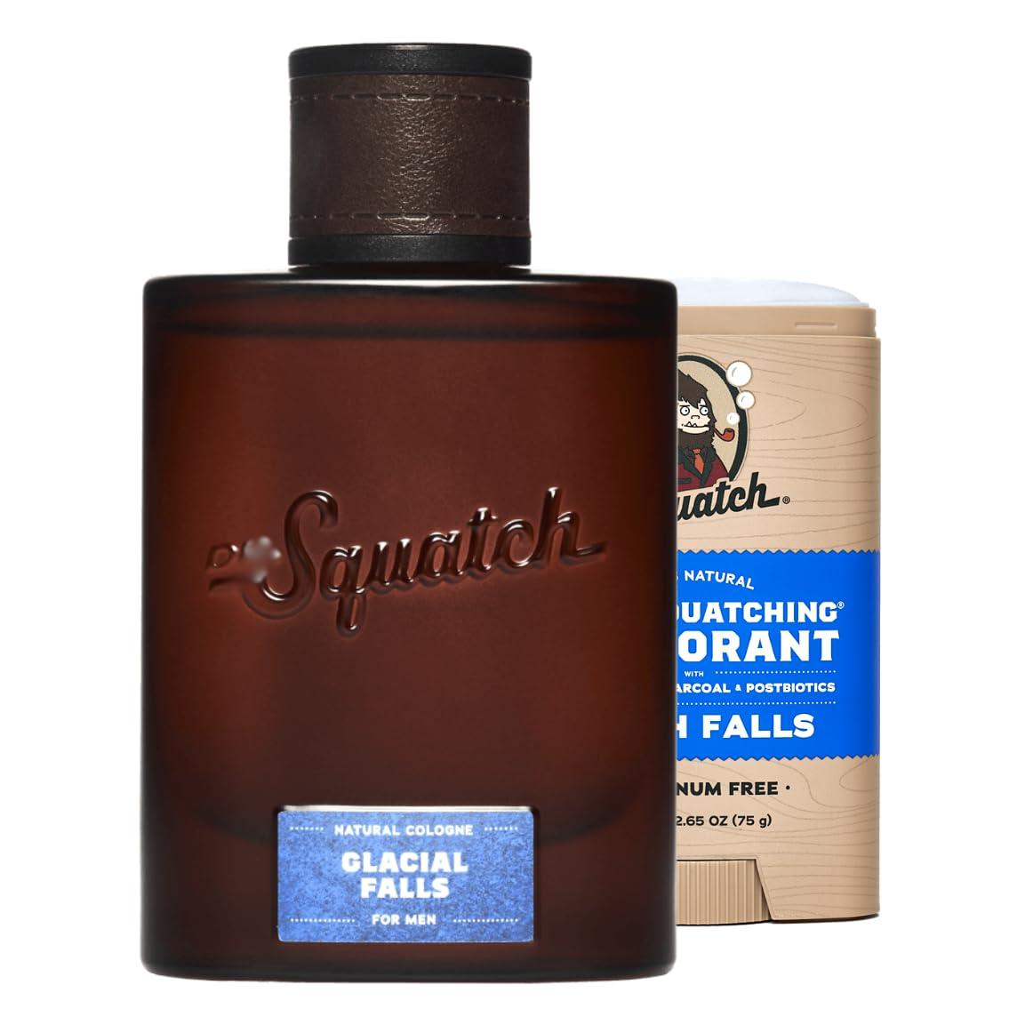Doctor Squatch Men s Cologne Glacial-Falls and Men s Deodorant Fresh ...