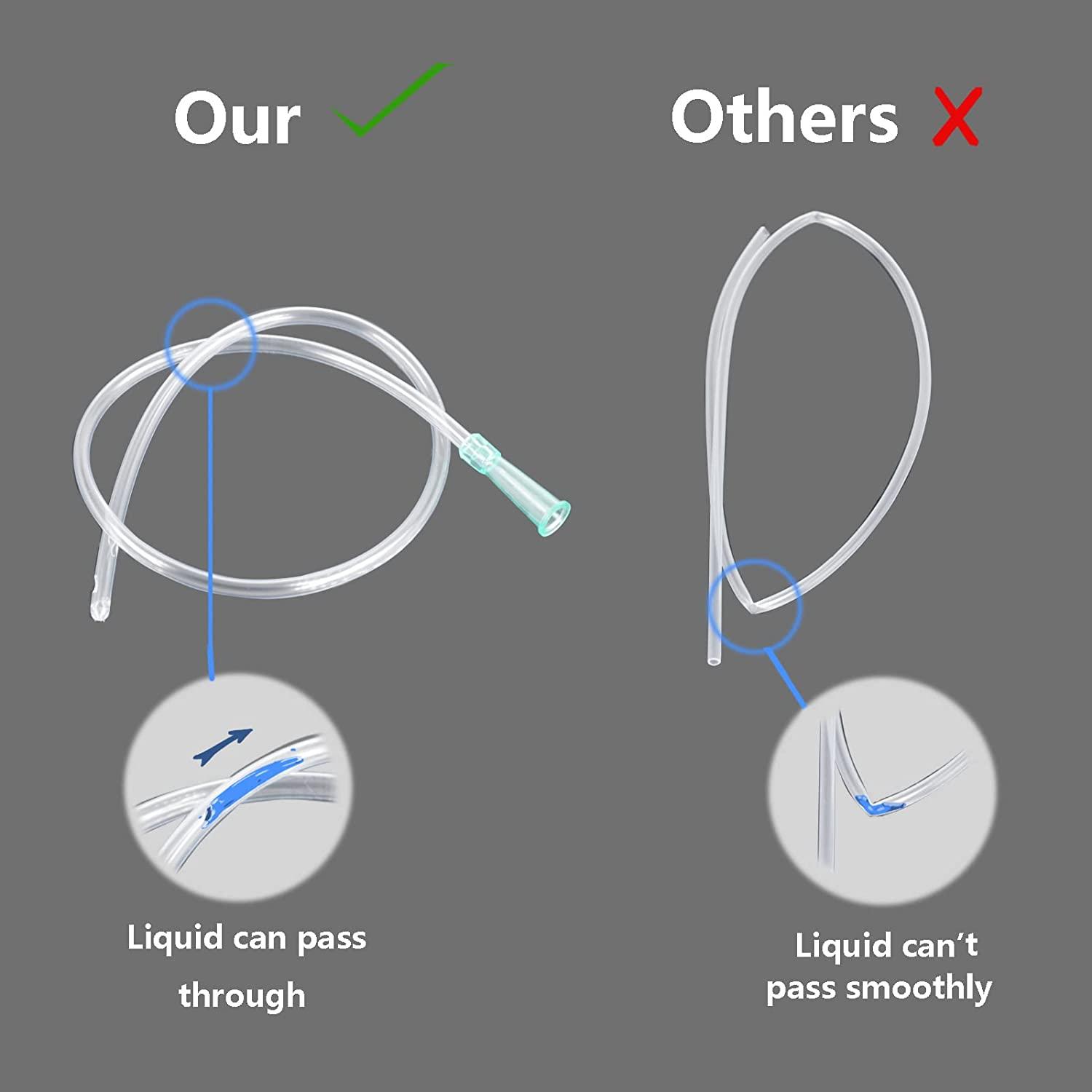 Puppy Feeding Tube Kit - 20 Kendall Tubes, 60ML/30ML/10ML Syringes ...