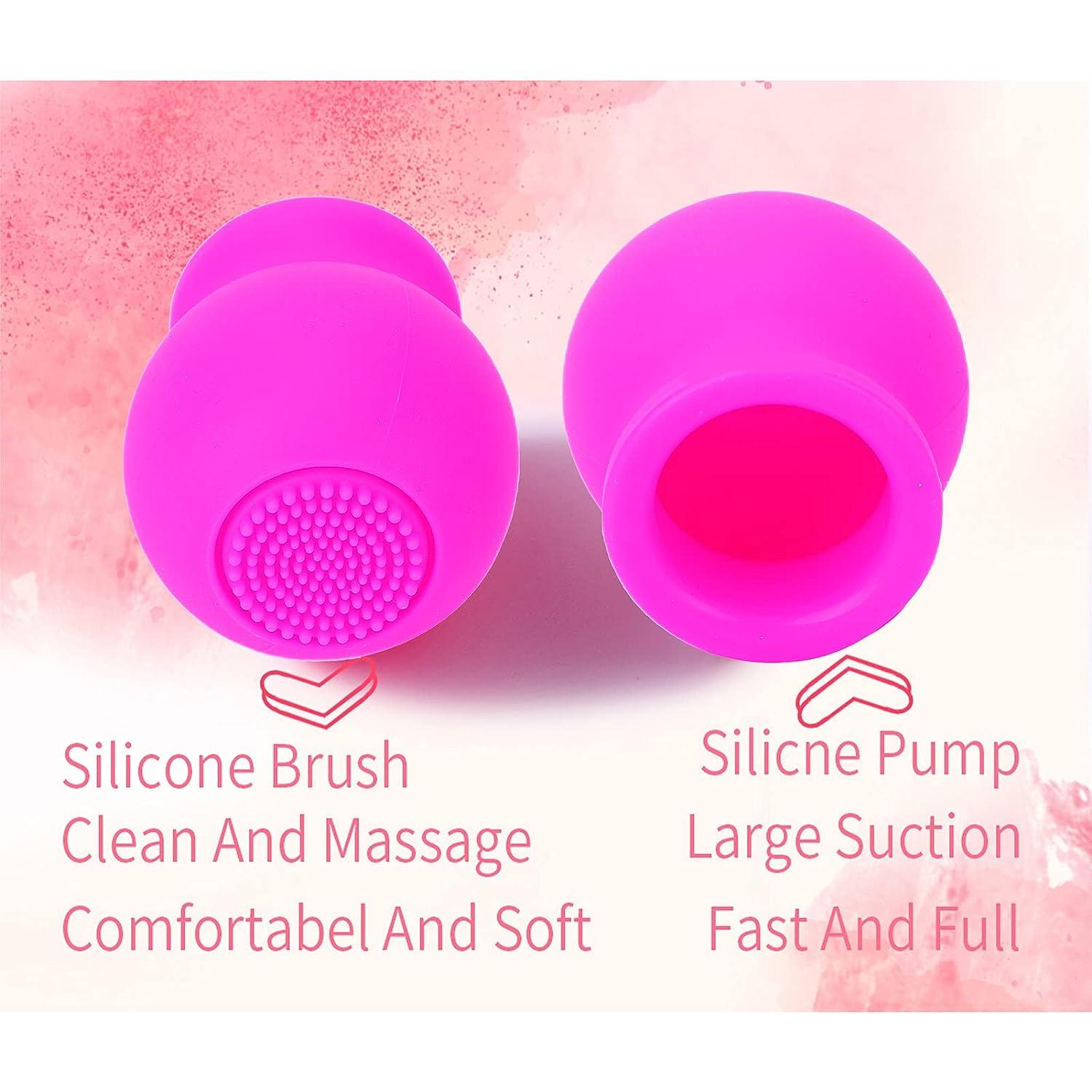 Lip Plumper Device with Silicone Lip Pump and Brush - Enhance Lips ...