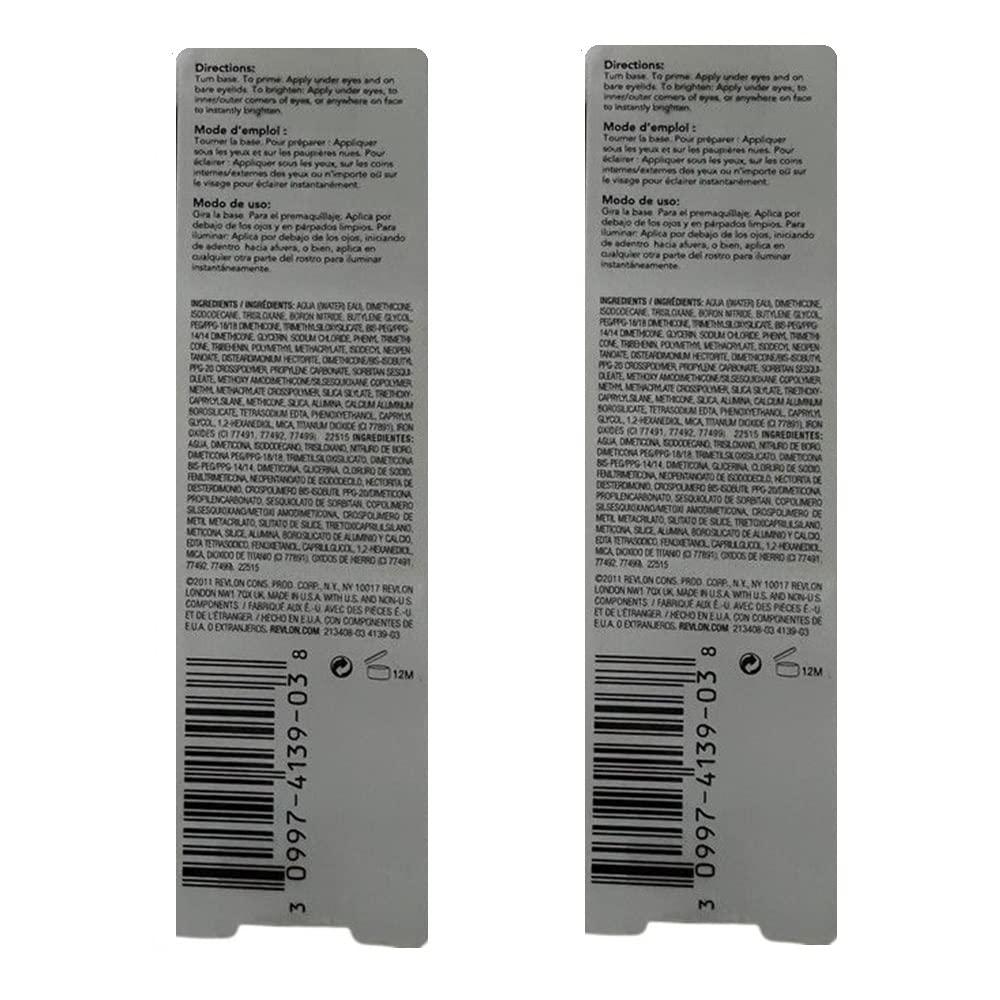 Revlon PhotoReady Eye Primer + Brightener 0.08 oz (Pack of 2) - Long ...