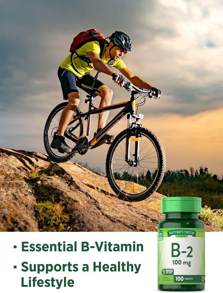 Nature's Truth Vitamin B-2 100mg Tablets - 100 Count | Buy Now with ...