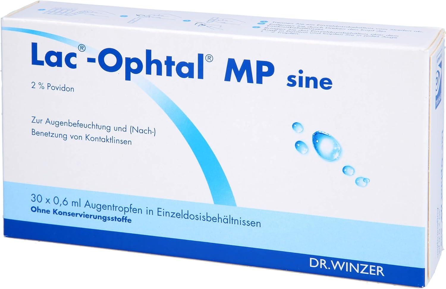 Buy LAC OPHTAL MP Sine Eye Drops - 30x0.6 ml | Fast International ...