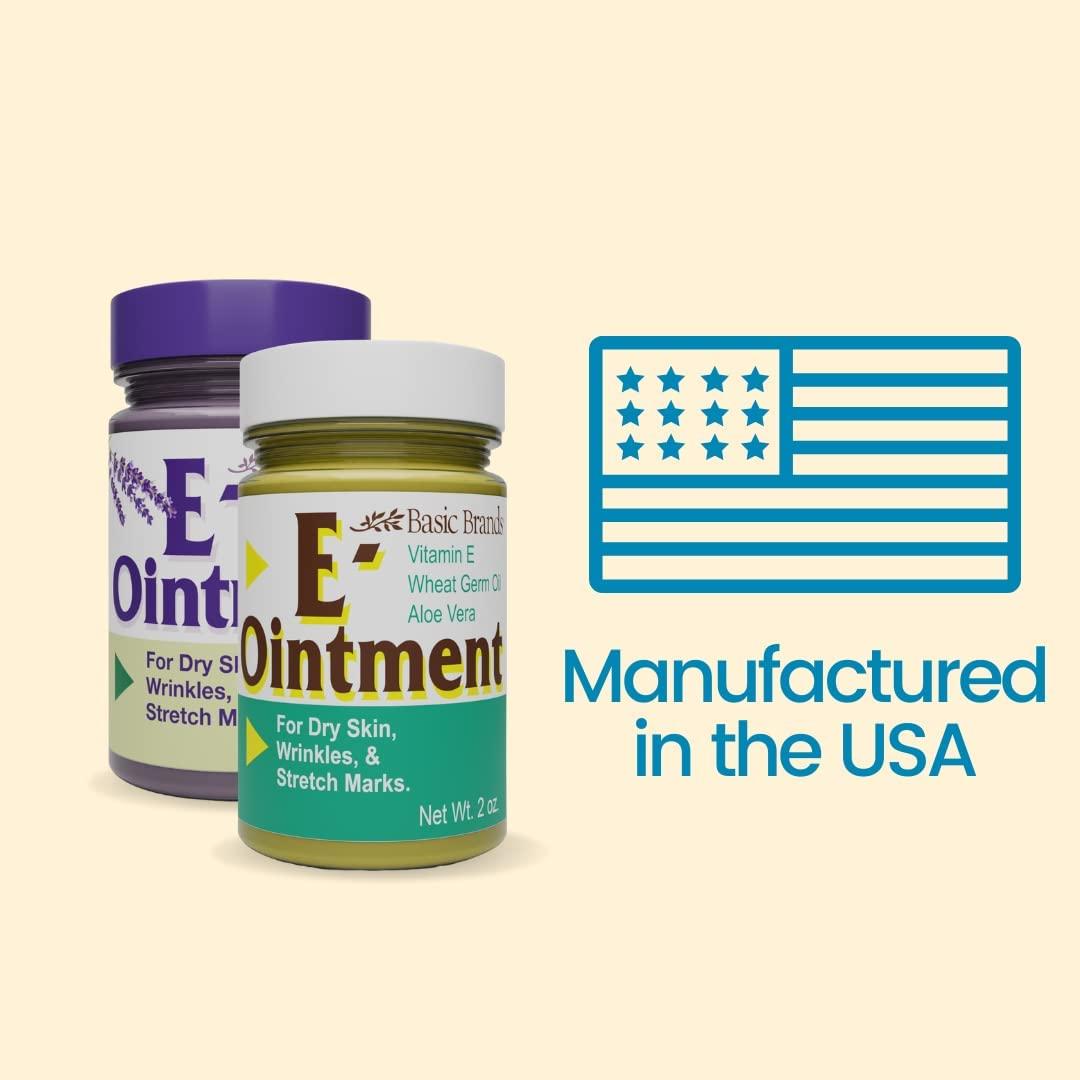 Basic Brands Vitamin E Ointment 2 oz - Original 2 Ounce (Pack of 1 ...