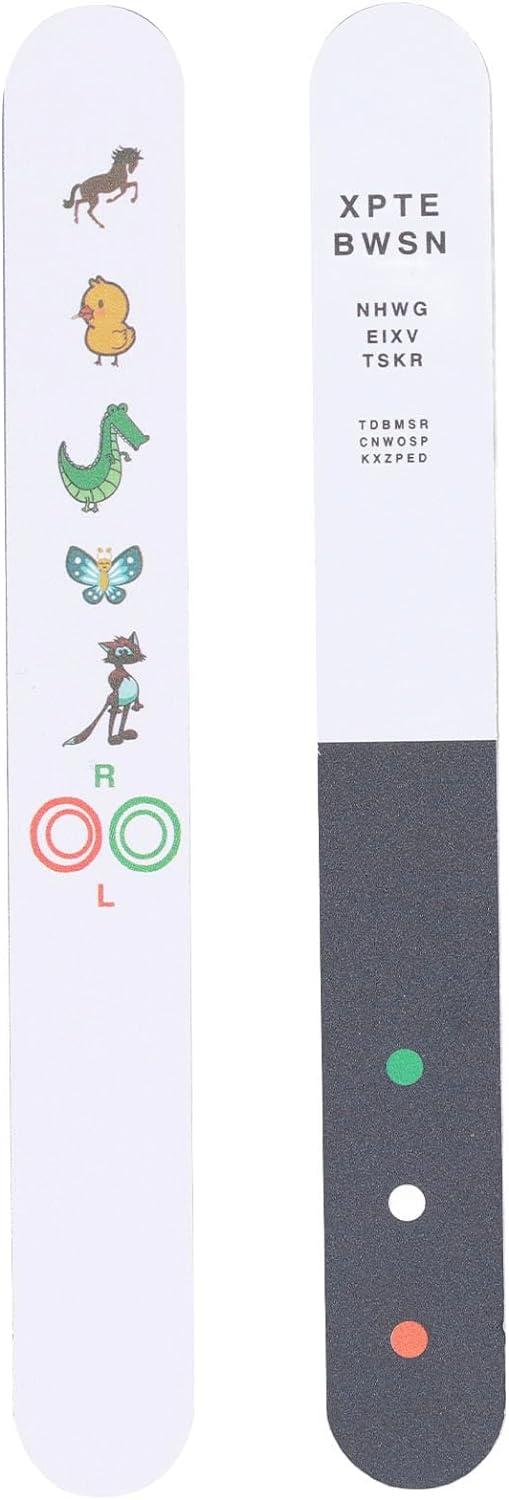 Vision Optometry Test Card Eye Chart Clear Mark Fixation Stick Vision ...