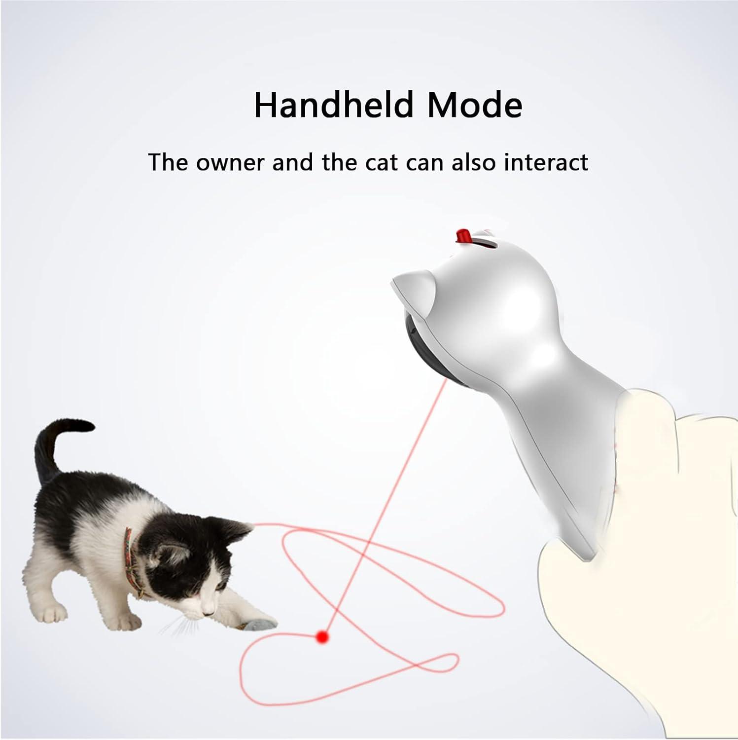 PurHyac Cat Laser Toy Automatic Laser Pointer Cat Toys Interactive for ...