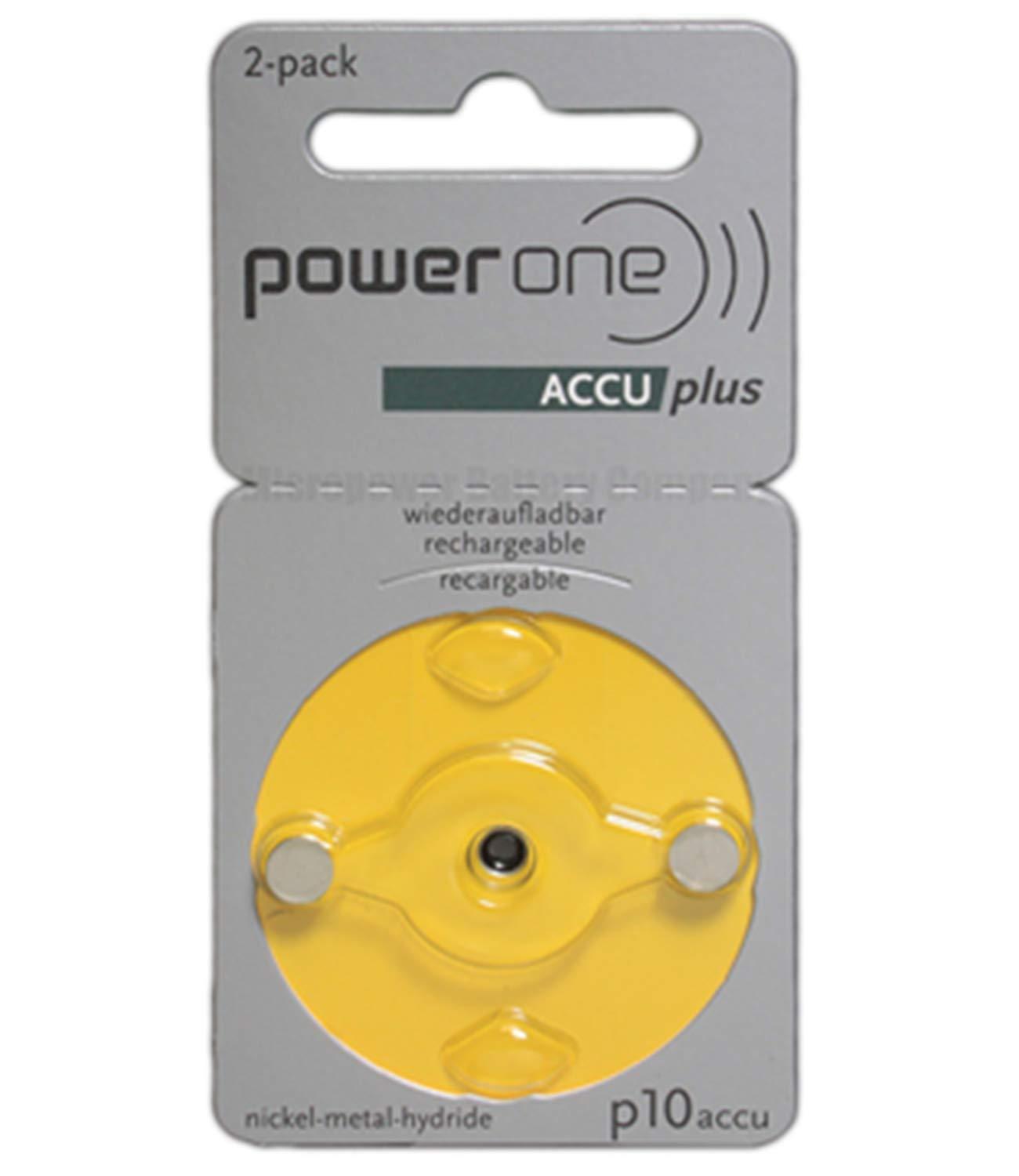 Power One ACCU Plus Rechargeable Hearing Aid Batteries (Size 10) | Buy Now with Express ...