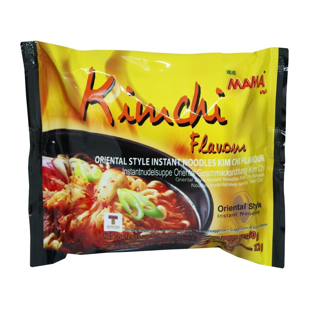 Mama Kimchi Flavour Noodles - 20 Packets - Authentic Korean Taste | Buy ...