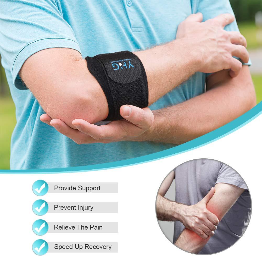Adjustable Elbow Brace for Tendonitis & Arthritis Pain Relief ...