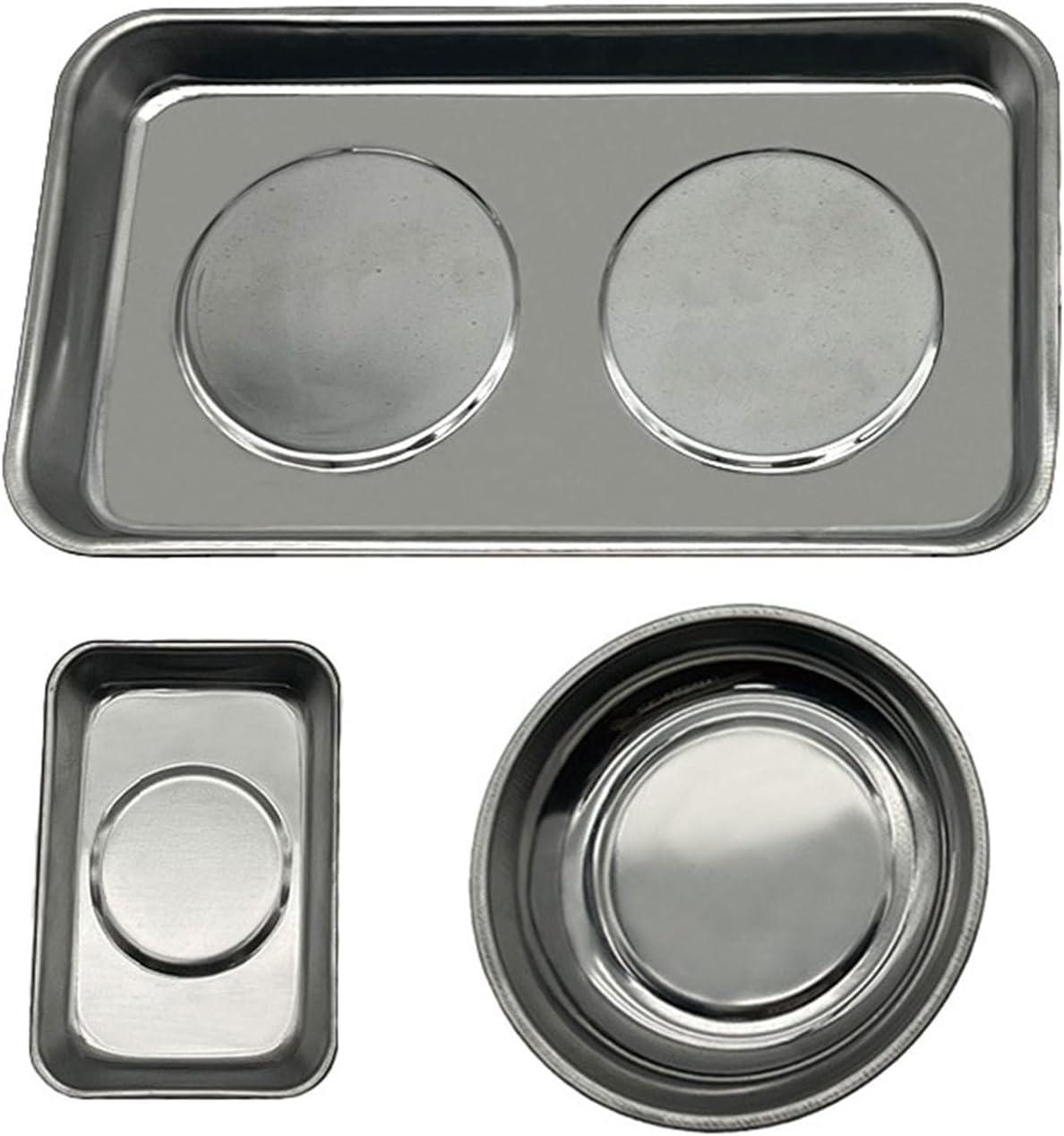Newwyt 3pcs Stainless Steel Parts Tray Set - Ideal Holder for Hex ...