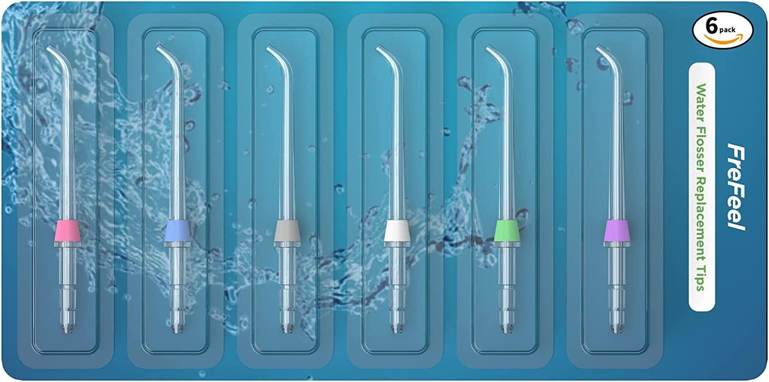 6-Pack Waterpik Classic Jet Tips - Replacement Tips for Water Flosser ...