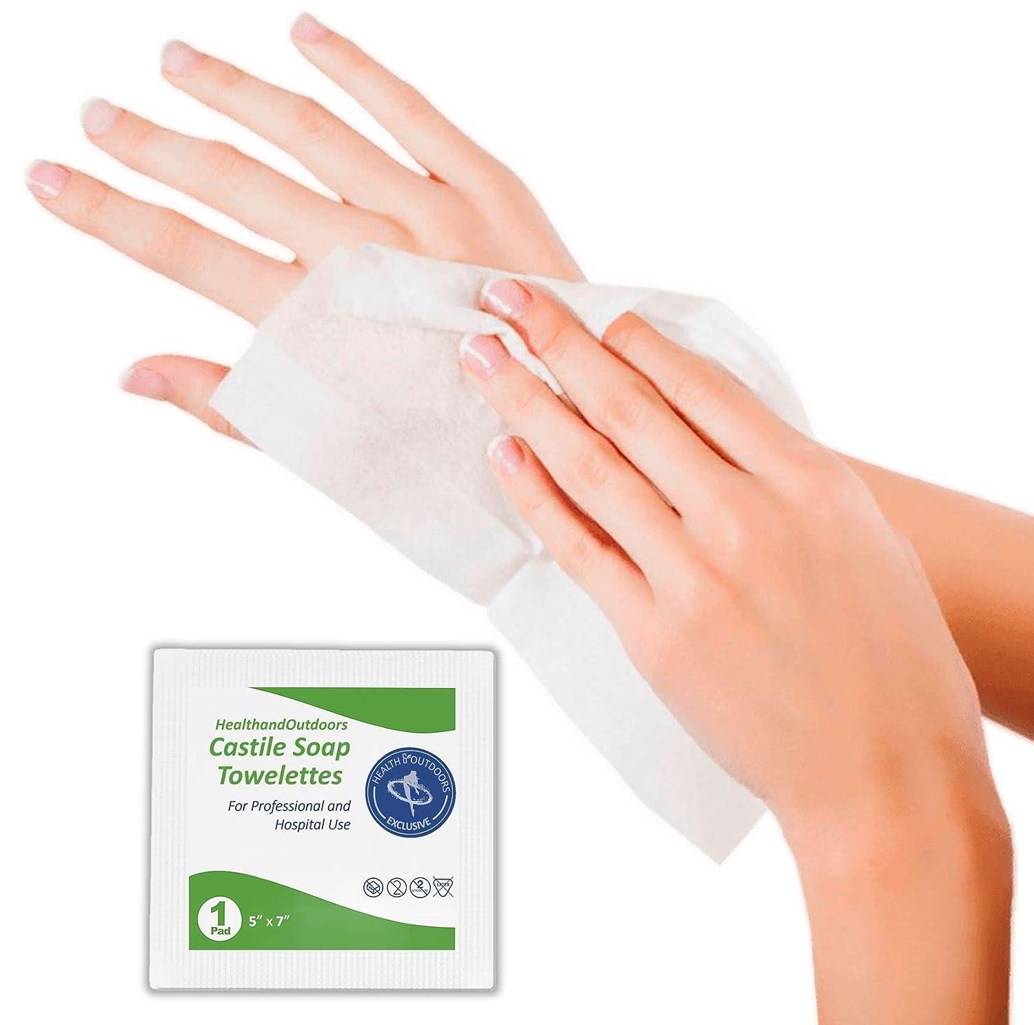 HAO Castile Soap Cleansing Towelettes 125 Count - Refreshing Scented ...