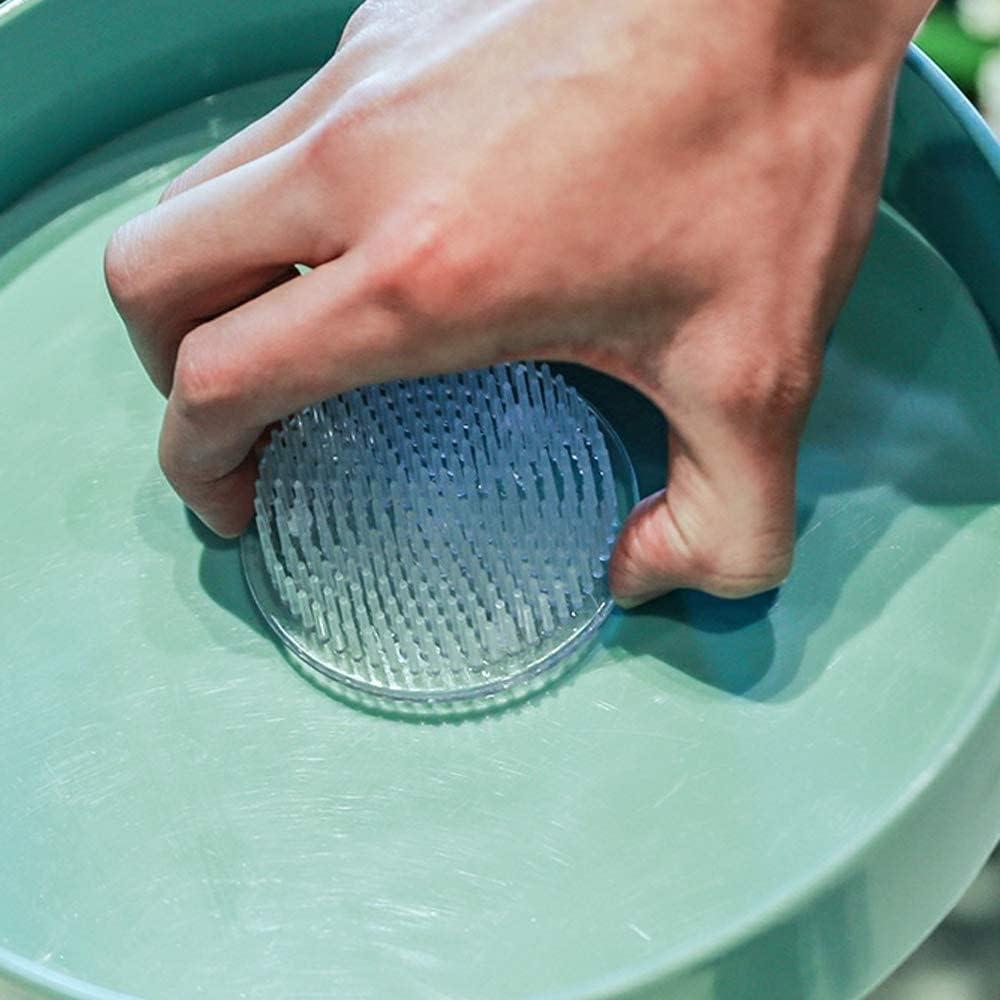 Set of 2 Clear Plastic Flower Frogs Arrangement Holders 2.76 Inch ...